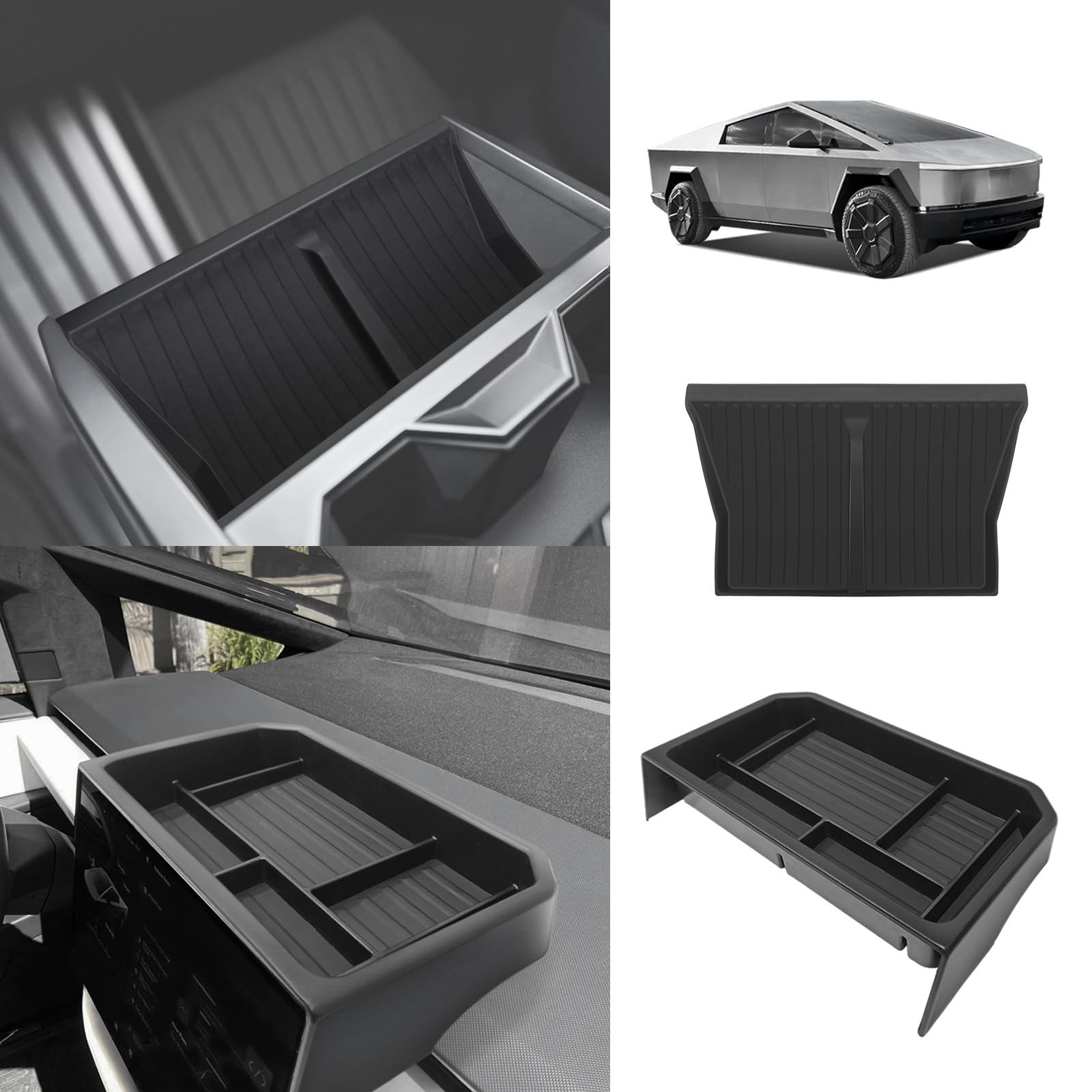 BestEvMod Center Console Screen Dash Organizer Compatible with Tesla ...