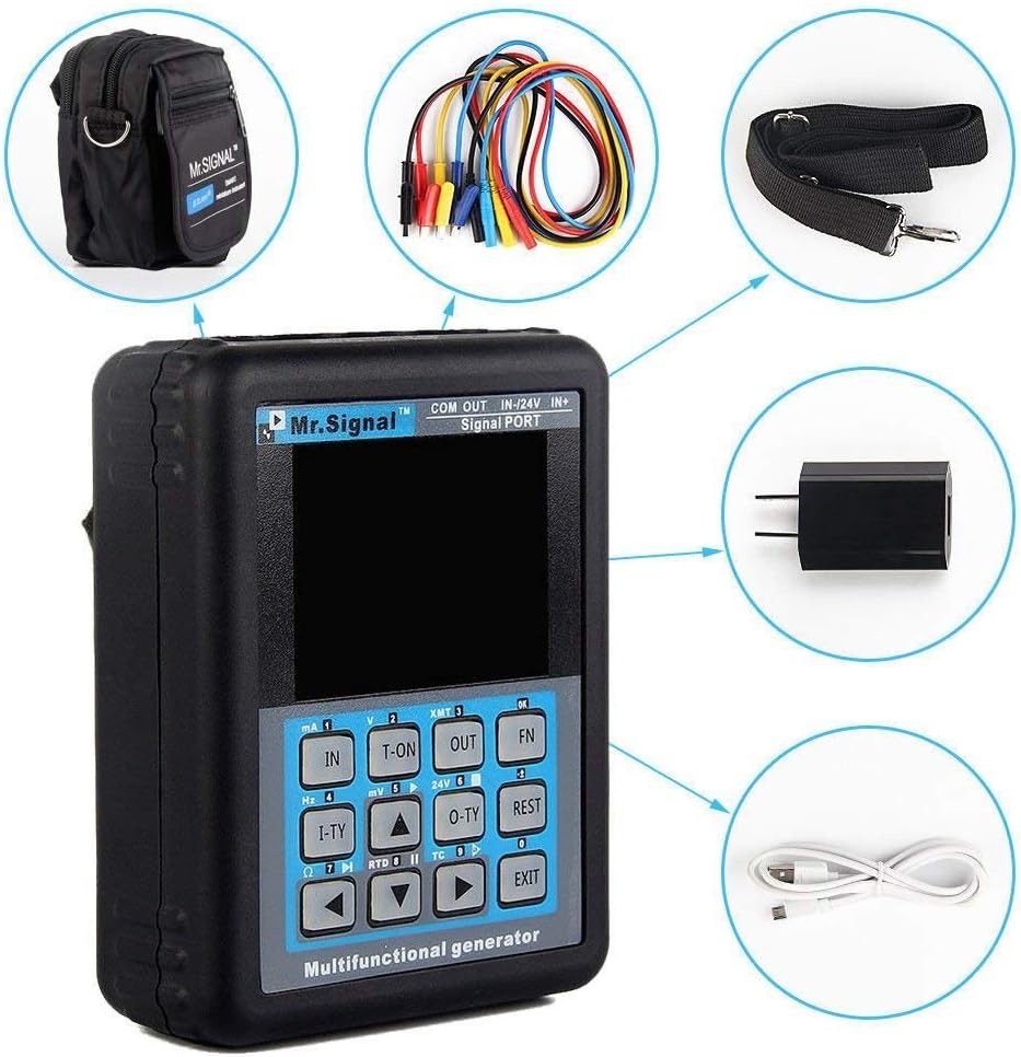 Updated Generator Source PLC Valve Calibration Simulator 4~24mA/0~12V Current + Cable Set – BigaMart