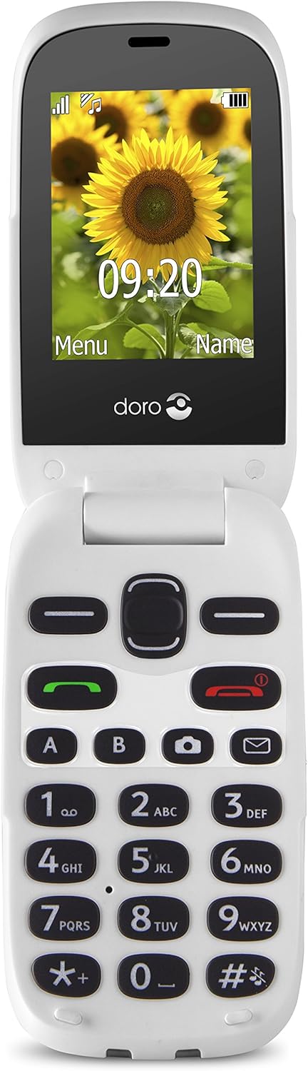 Doro 6030 Unlocked Clamshell Big Button Mobile Phone for Seniors with 2 ...