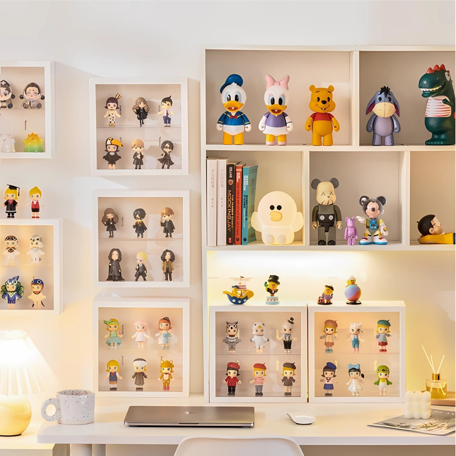 Mua Wall Hanging Display Case for Collectables- No Drill Wall Mounted ...