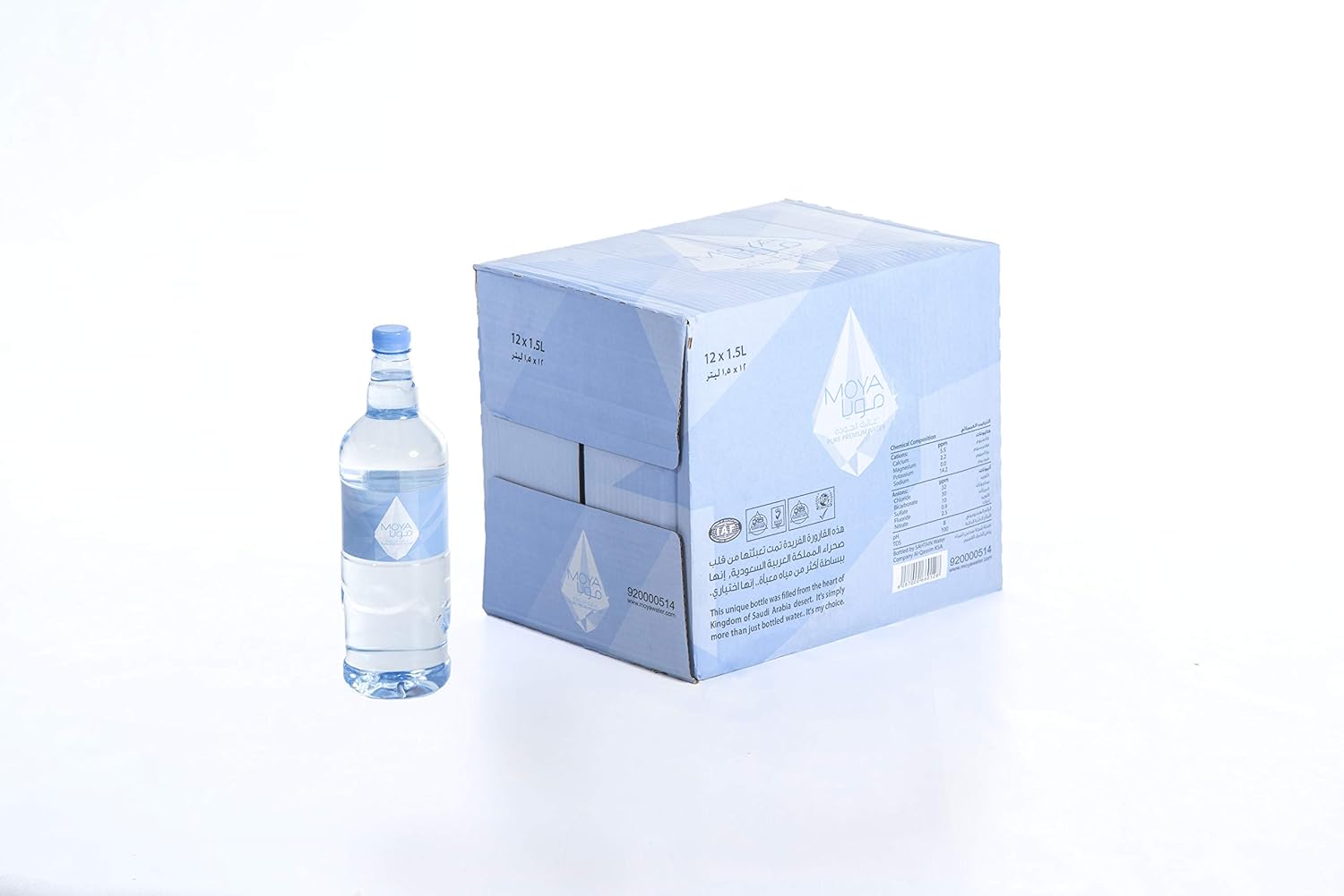 Moya Miniral Water - 1500ml, 12 Bottles: Buy Online at Best Price in ...