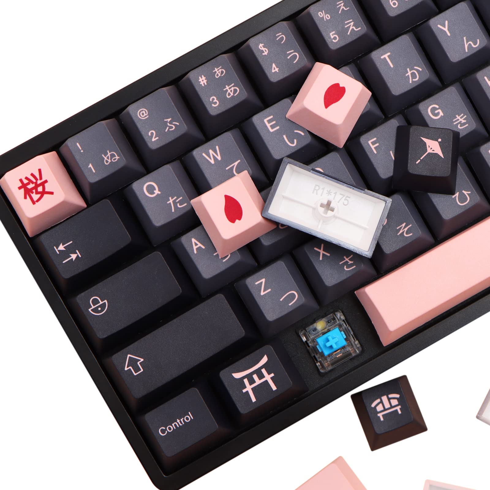 Mua MOLGRIA Keycaps 136 Set Night Sakura for Full Sized Keyboard ...