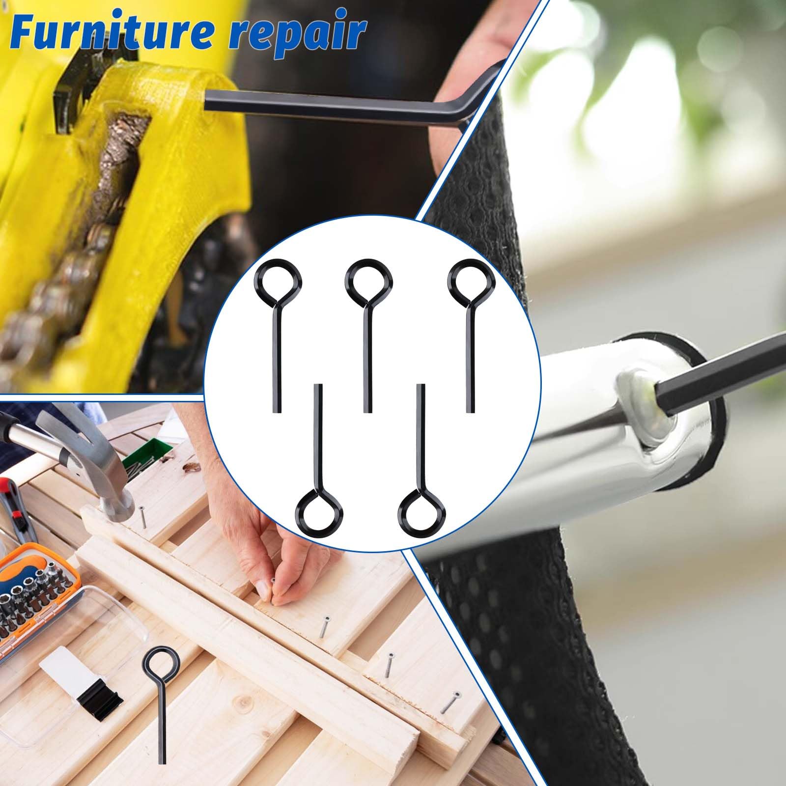 Mua 5 Pack 1/8" Allen Wrench, Hex Key for Push Bar Door, Standard Hex ...