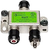 Amazon.com: Directv SWM Approved 2-Way Wide Band Splitter (2-Pack ...