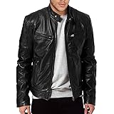Laverapelle Men's Genuine Lambskin Leather Jacket (Black, Biker Jacket) - 1501008 at Amazon Men ...