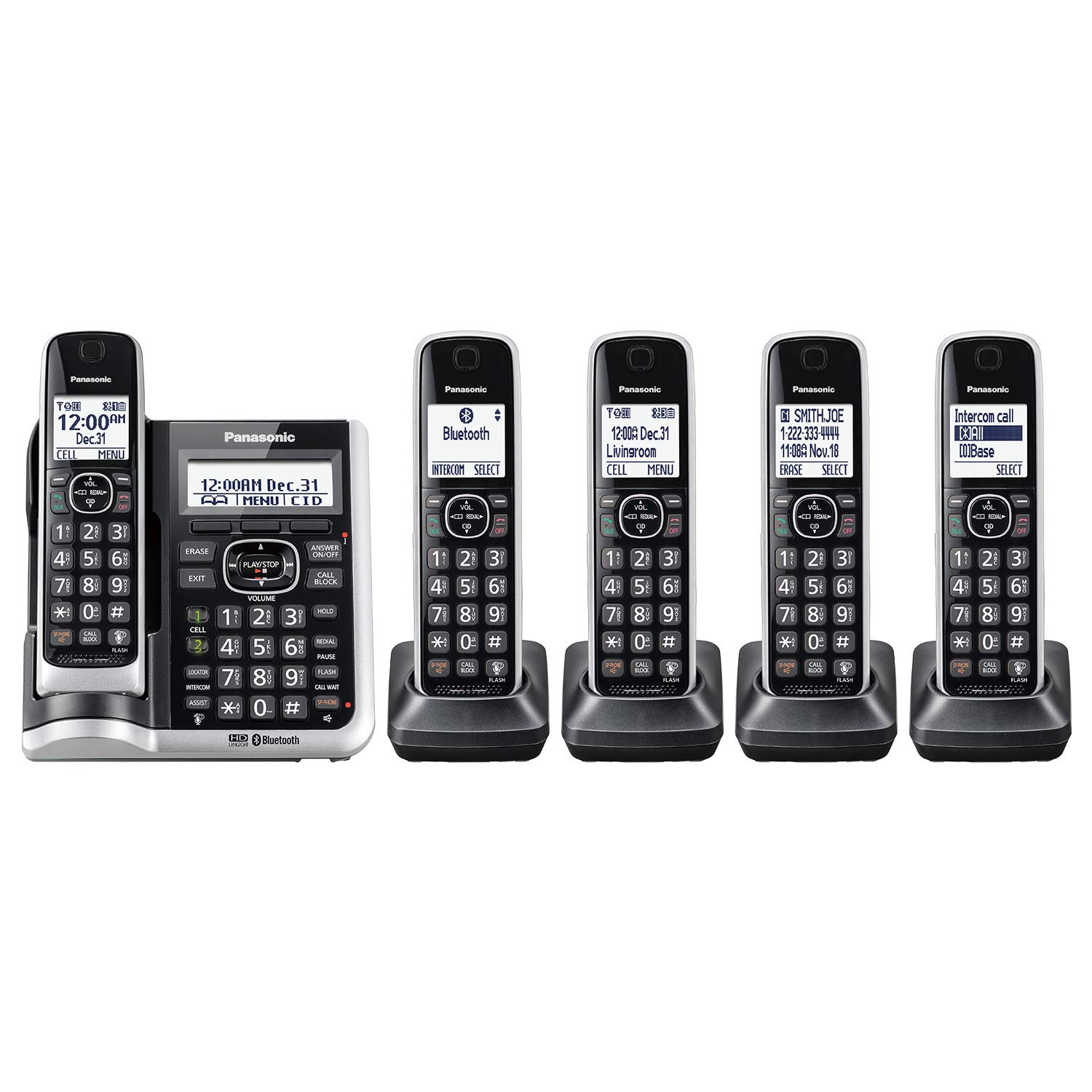 Mua Panasonic Link2Cell Bluetooth Cordless Phone System with HD Audio ...