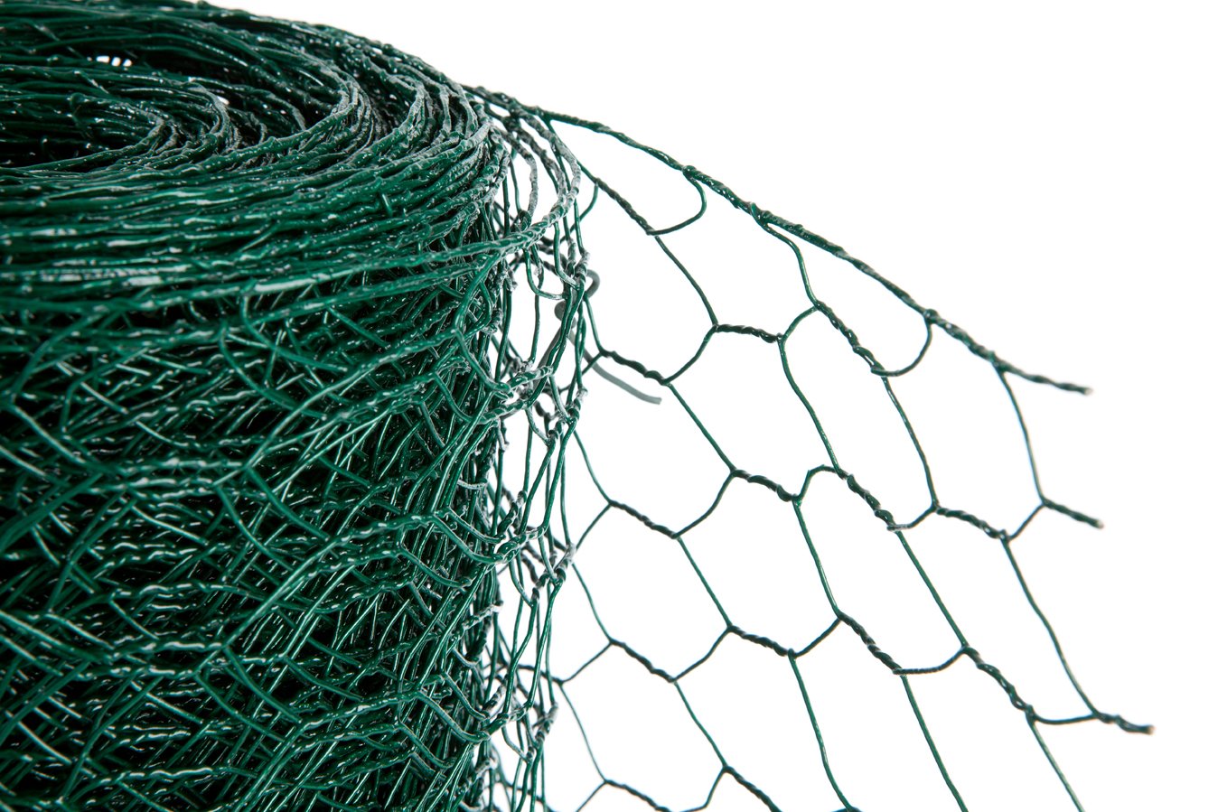 Structures & Hardware 21404 Easipet PVC Coated Green Chicken Wire 25mm ...
