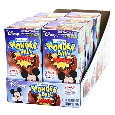 Amazon.com : Disney Chocolate Wonderball Egg with Surprise Character ...