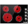 Amazon.com: Cusinesync 30 Inch Electric Cooktop, 4 Burner Built-in ...