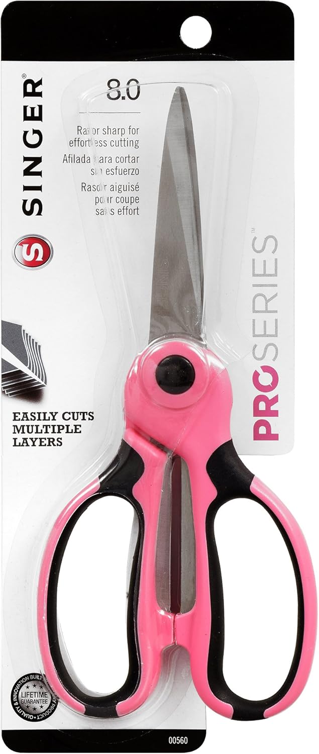 Singer Professional Series Scissors Heavy-Duty Sewing 8.5 inches, Multi ...