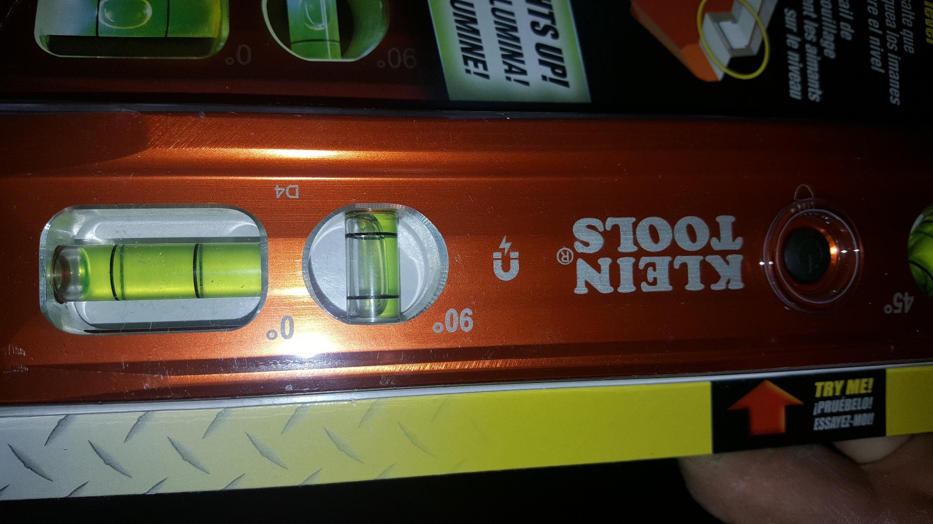 $10/mo - Finance Klein Tools 935RBLT Level, Lighted Torpedo Level with ...