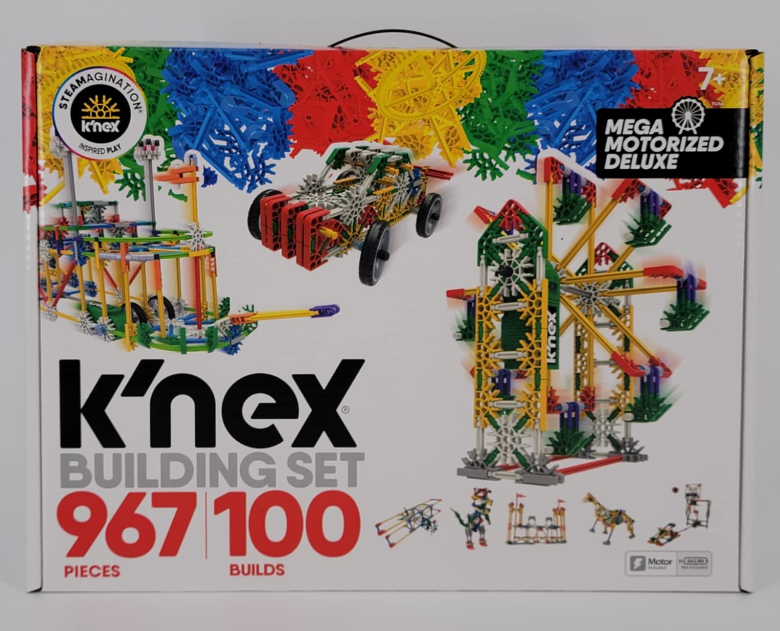 Mua K'NEX Mega Mororized Deluxe Building Set Steamagination (967 Pieces ...