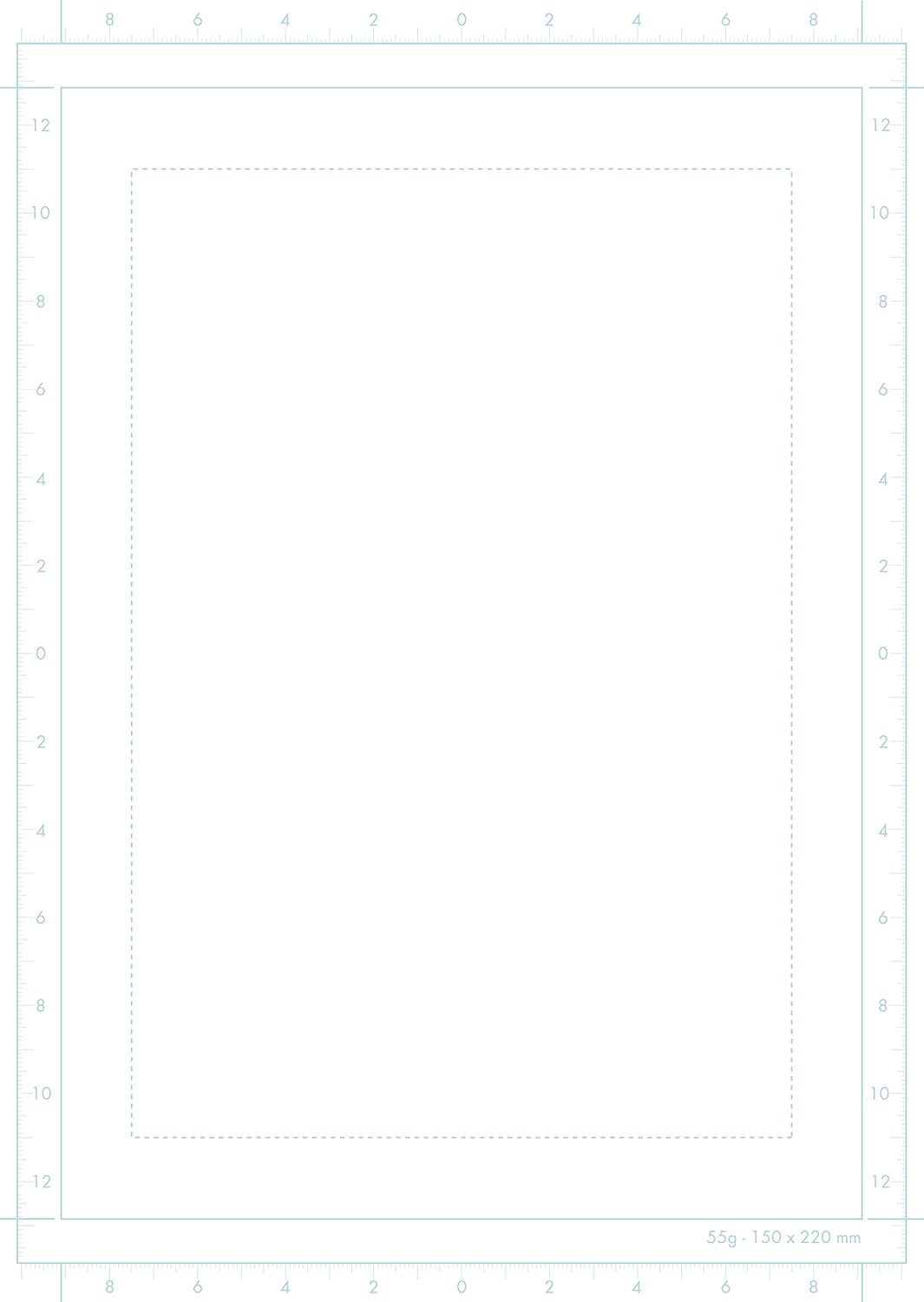Clairefontaine 94037C Manga Storyboard Pad, A4, 55g-Simple Frame, paper, White – BigaMart
