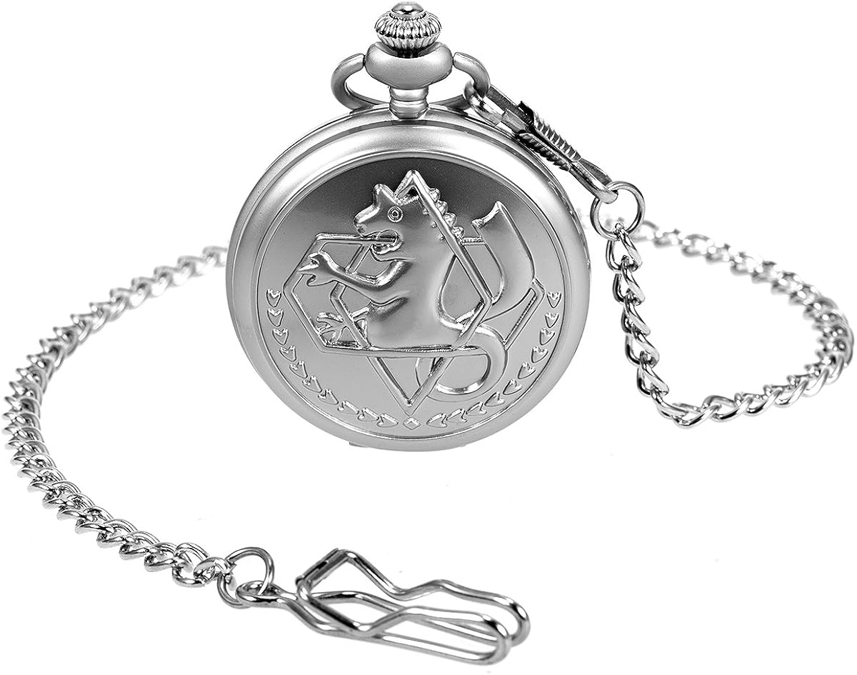 Vintage Fullmetal Alchemist Edward Elric Anime Pocket Watch,SIBOSUN ...