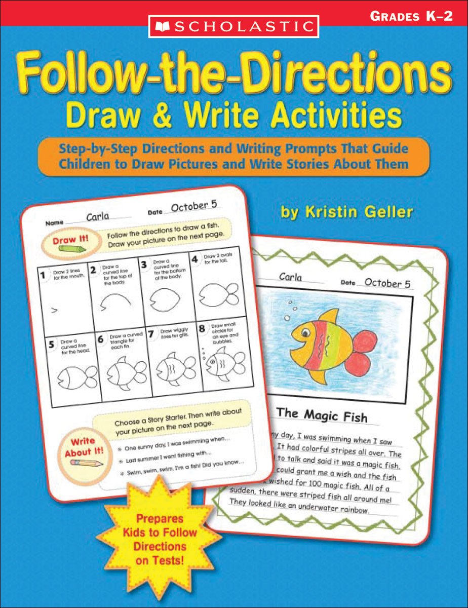 Mua Follow-the-Directions Draw & Write Activities: Step-by-Step ...