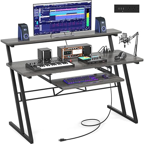 Armocity Music Studio Desk Production Workstation - Recording Studio ...