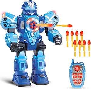 Amazon.com: Large Remote Control Robot for Kids - 10 Channel RC Toys ...