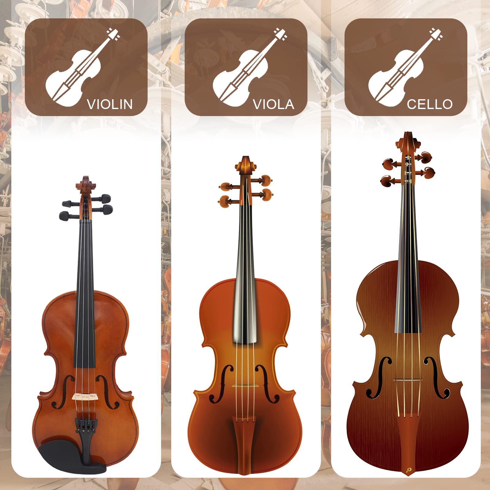Mua Violin Wall Mount Violin Hanger with Bow Hook, Rosewood Violin/Viola Stand Accessories for ...