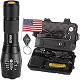Amazon.com: LumiTact Genuine G700 LED Tactical Flashlight Military Grade Torch, USB Rechargeable ...