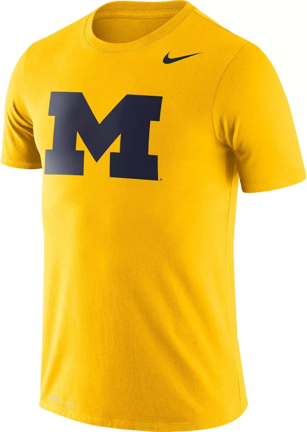 Amazon.com: Nike Men's Michigan Wolverines Maize Logo Dry Legend T ...