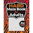Amazon.com: Hard Maze Book for Adults: Difficult Labyrinth Puzzles from ...
