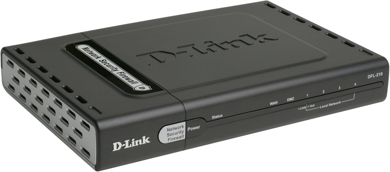 Amazon.com: D-Link NetDefend DFL-210 VPN/Firewall - 4 x 10/100Base-TX ...