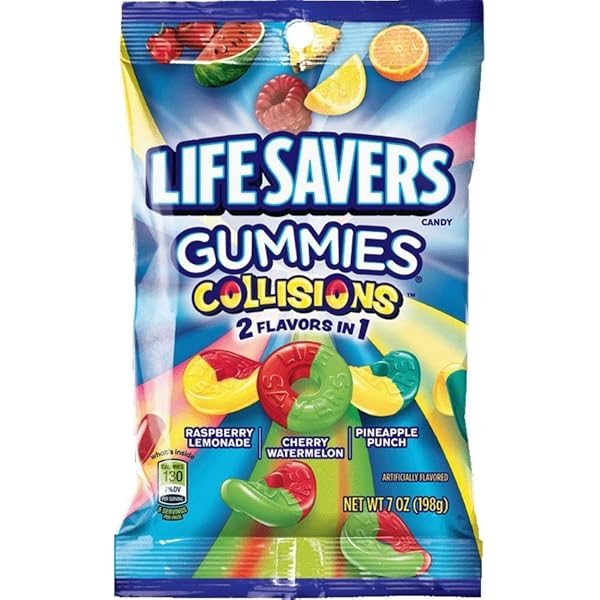 パイナップ 希少アメリカ菓子★LIFESAVERS COLLISIONS★ H8x6Z-m25146153886 GUMMIES ㊀ォーターメ