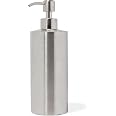 Amazon.com: Yew Design - Silver Soap Dispenser for Bathroom (Stainless ...