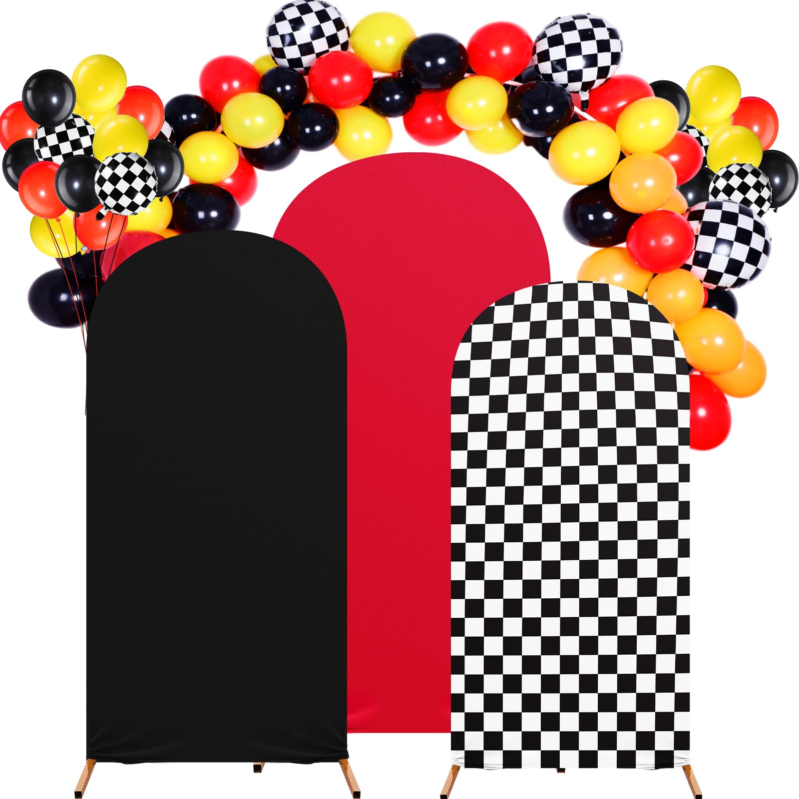 RimCereal Arch Backdrop Cover Set of 3 Wedding Arch Covers Spandex ...