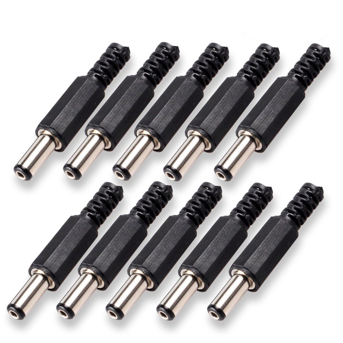 Mua 10-Pack 5.5mm x 2.5mm DC Socket Male Barrel Jack, Solder On DIY ...
