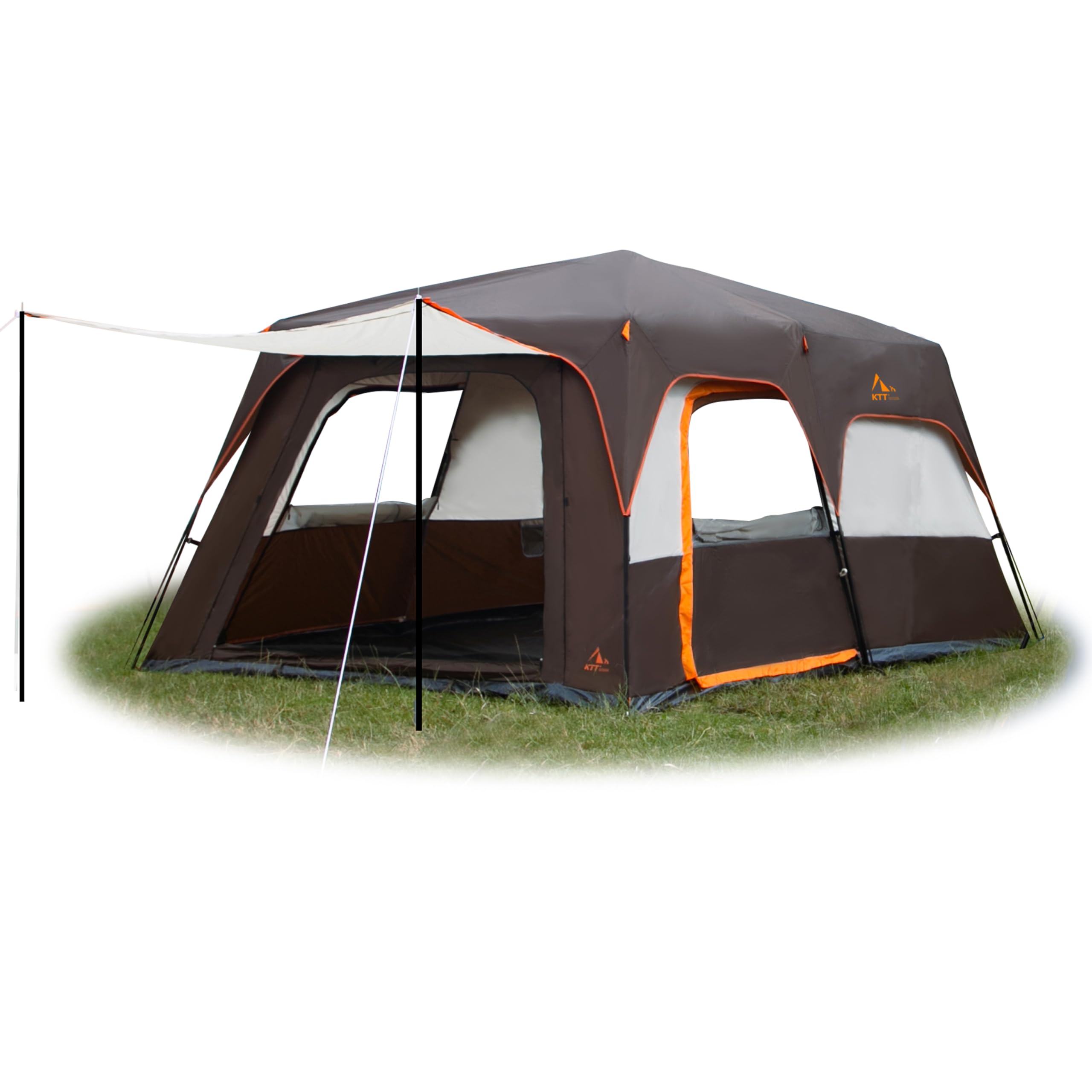 KTT Instant Tent 12 Person(B),Large Family Cabin Tents,Automatic Tent ...