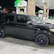 Amazon.com: Konig Illusion Black Ball Cut Blue Wheel (17x7"/5x114.3mm ...