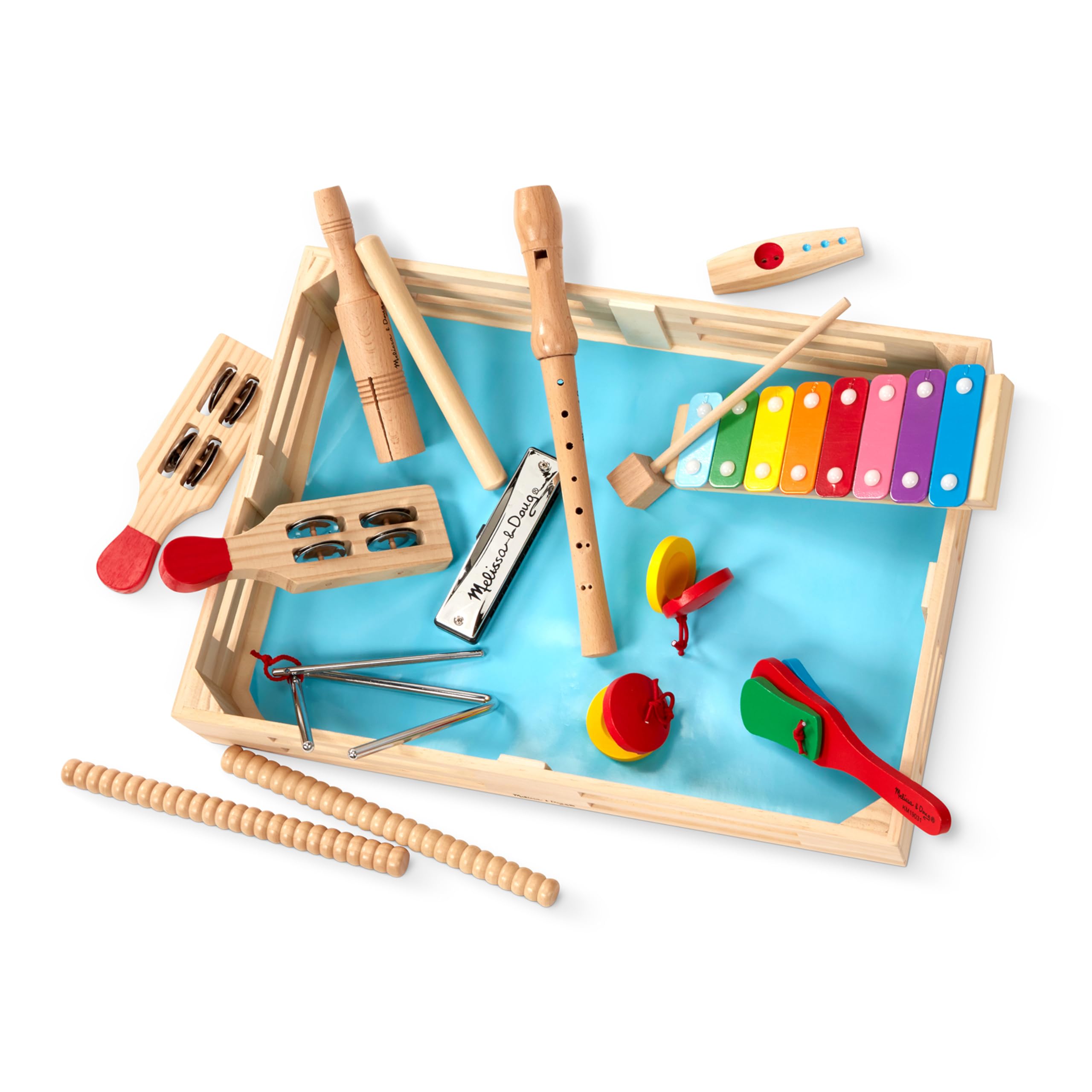 Mua Melissa & Doug Deluxe Band Set With Wooden Musical Instruments and ...