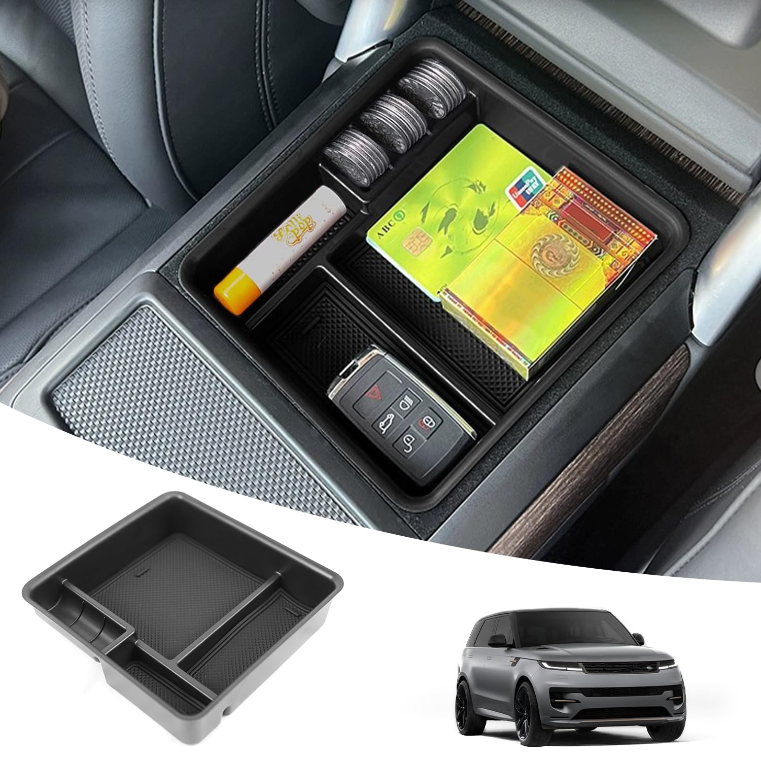 EVGoXMods Center Console Organizer Compatible with Land Rover Range ...