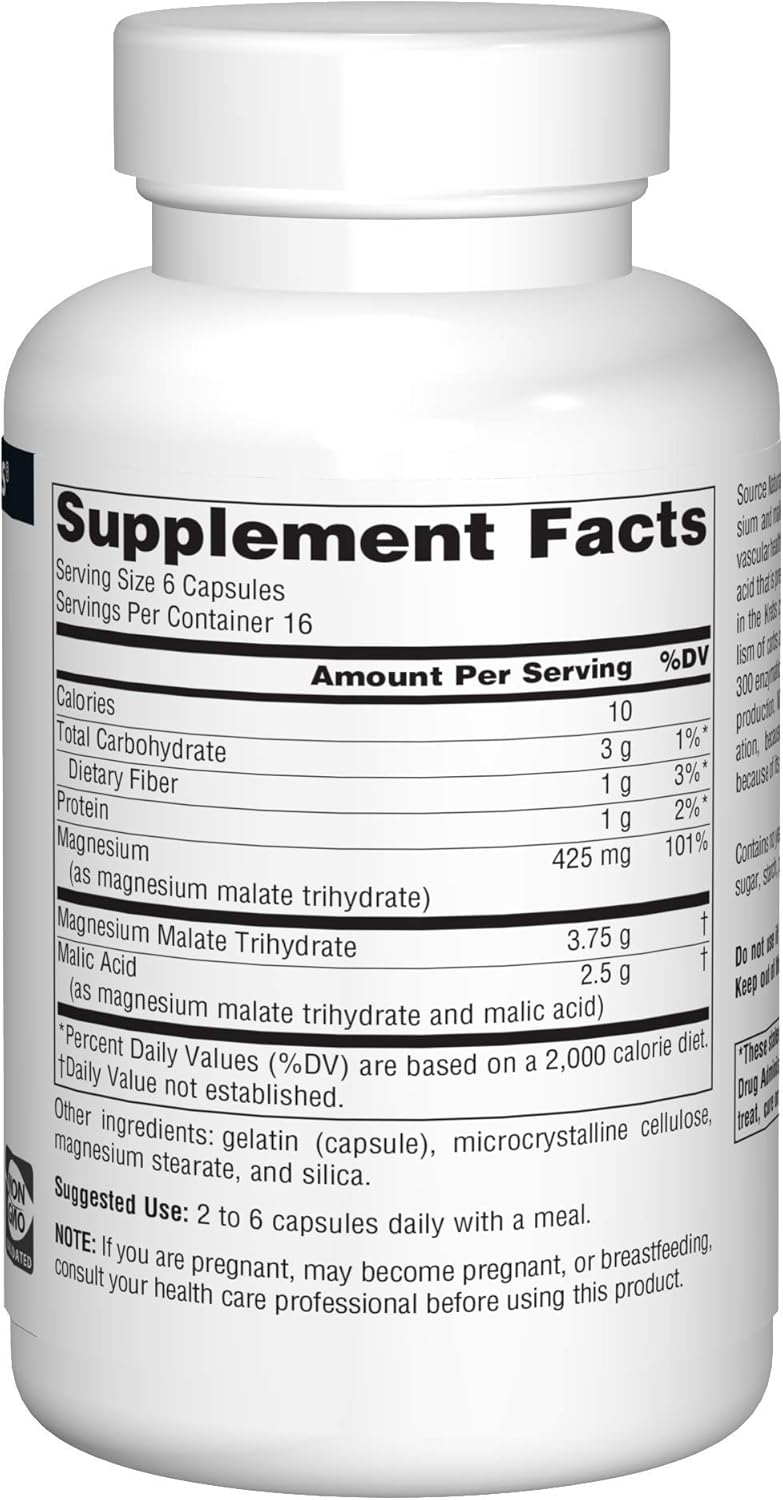 How much magnesium per capsule in this bottle? : r/Supplements