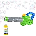 Amazon.com: Maxx Bubbles Toy Bubble Leaf Blower with Non Toxic Refill Solution, Sturdy Plastic ...