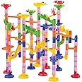 Amazon.com: JOYIN Marble Run Premium Set（196 Pcs）, Construction Building Blocks Toys, STEM ...
