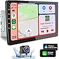 Amazon.com: 10 Inch Double Din Touchscreen Car Stereo - Detachable ...