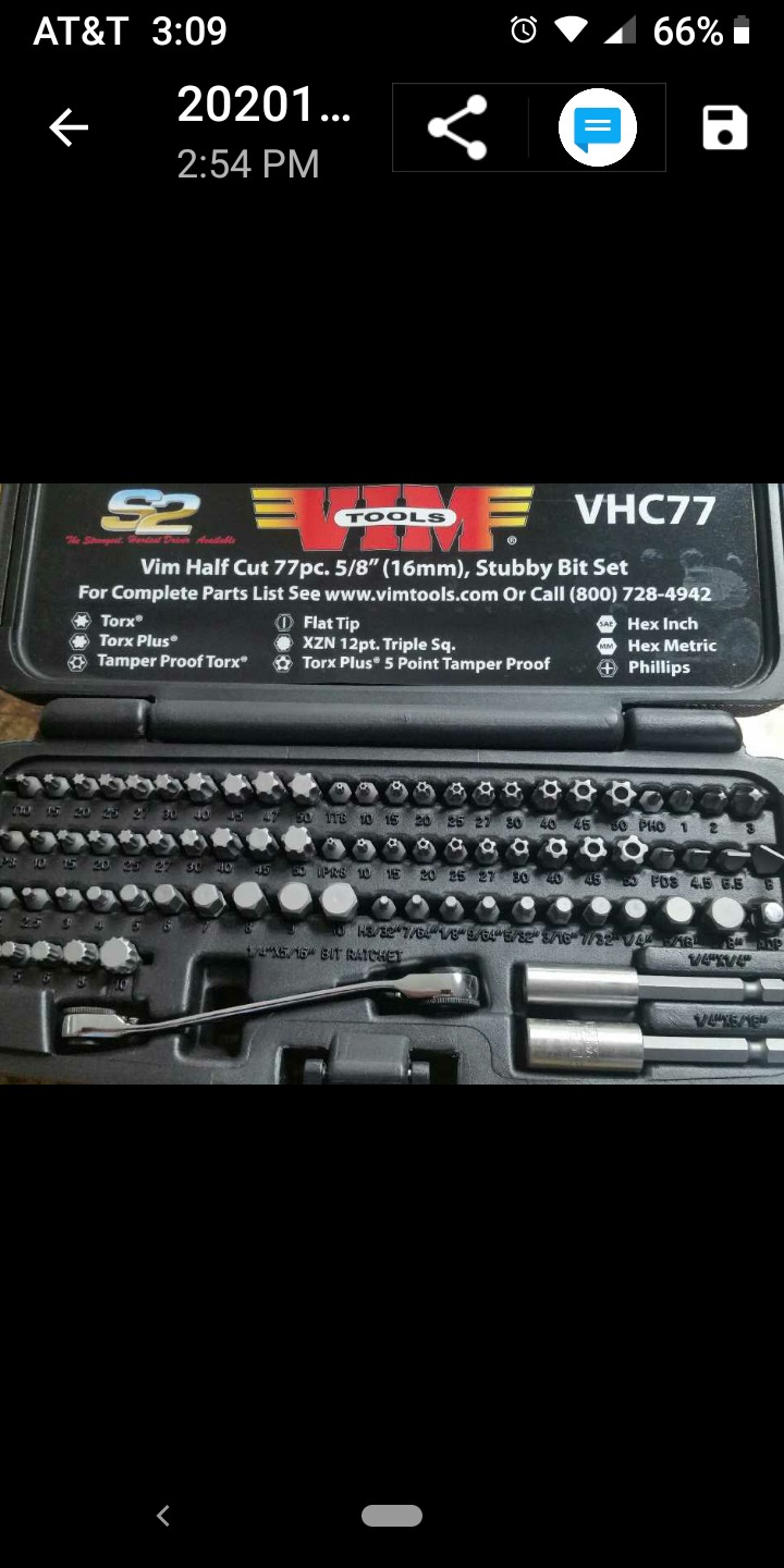 $22/mo - Finance VIM Tools VHC77 '77-Piece' Half Cut Stubby Bit Set | Buy Now, Pay Later