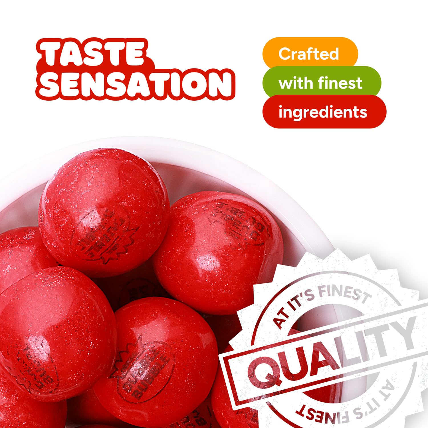 Mua Gumballs for Gumball Machine - 1 Inch Gumballs Refill - Cherry ...