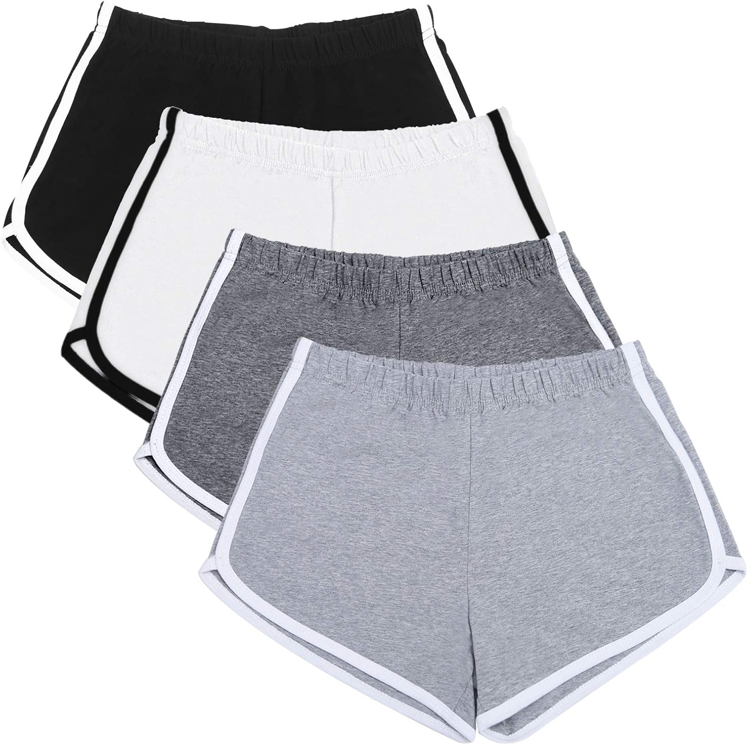 URATOT Yoga-Shorts für Damen, Baumwolle, Sport-Shorts, Tanzen, Workout ...