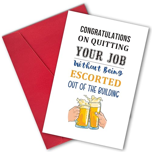 Large Retirement Card Colleague Leaving Card New Job Card Coworker ...