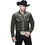 COOFANDY Men's Long Sleeve Embroidered Shirt Slim Fit Casual Button Down Shirts at Amazon Men’s ...