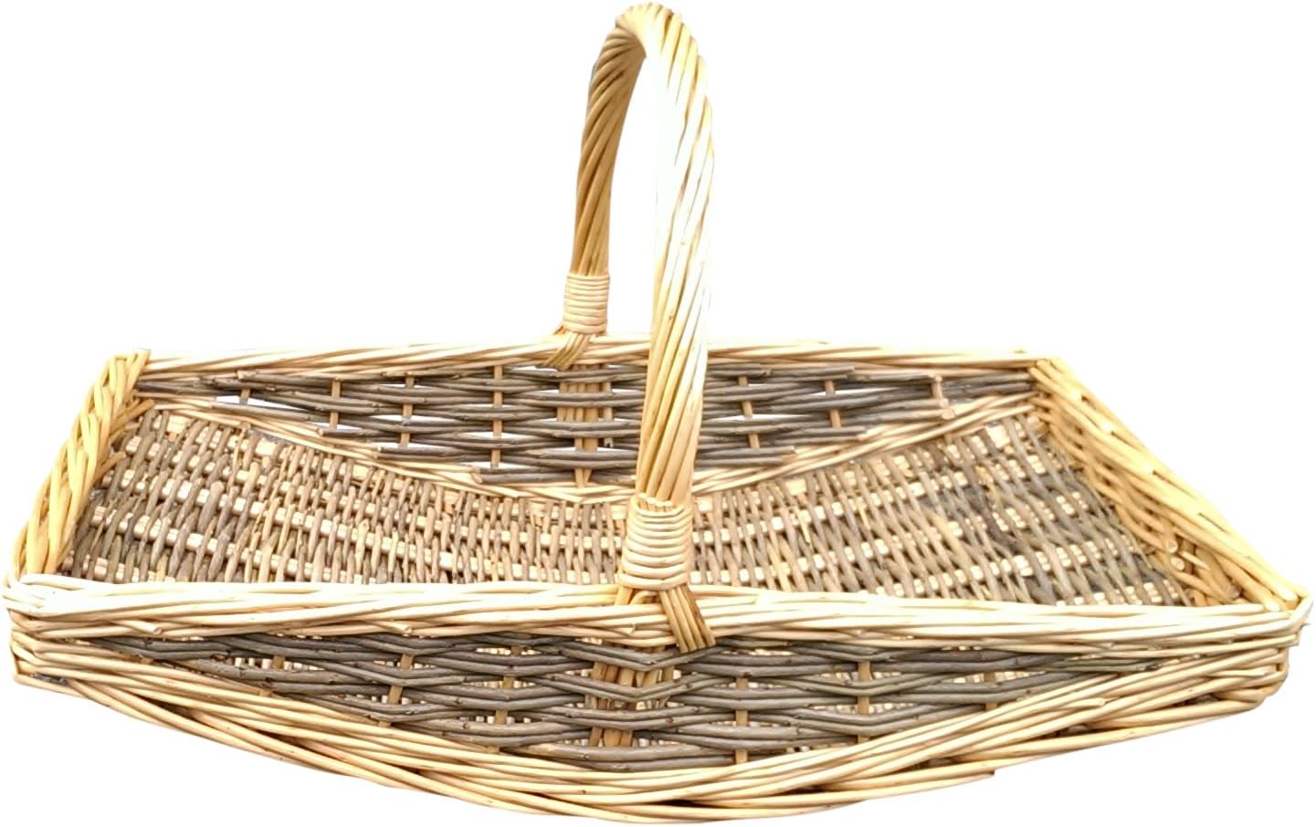 Unpeeled & Buff Willow Wicker Trug (Large): Amazon.co.uk: Garden & Outdoors