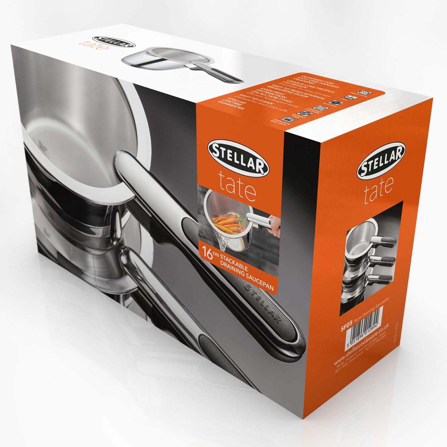Stellar Tate SF05 16cm Draining Saucepan – BigaMart