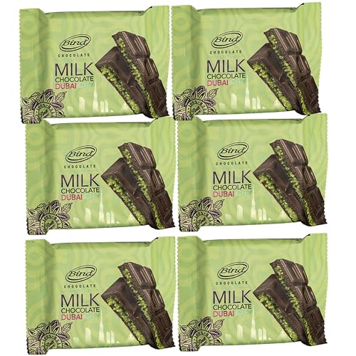 6 PACKS X BIND Premium Dubai Chocolate Bar Pistachio Kataifi – Viral ...