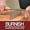 Fulton Cabinet Scraper Burnisher with 6 Piece Multi-Shaped Card Scraper ...