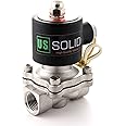 Amazon.com: U.S. Solid Stainless Steel Electric Solenoid Valve 110VAC Normally Closed Air Water ...