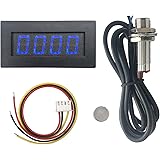 Digital LED 4 Tachometer RPM Speed Meter+Hall Sensor Proximity Switch ...