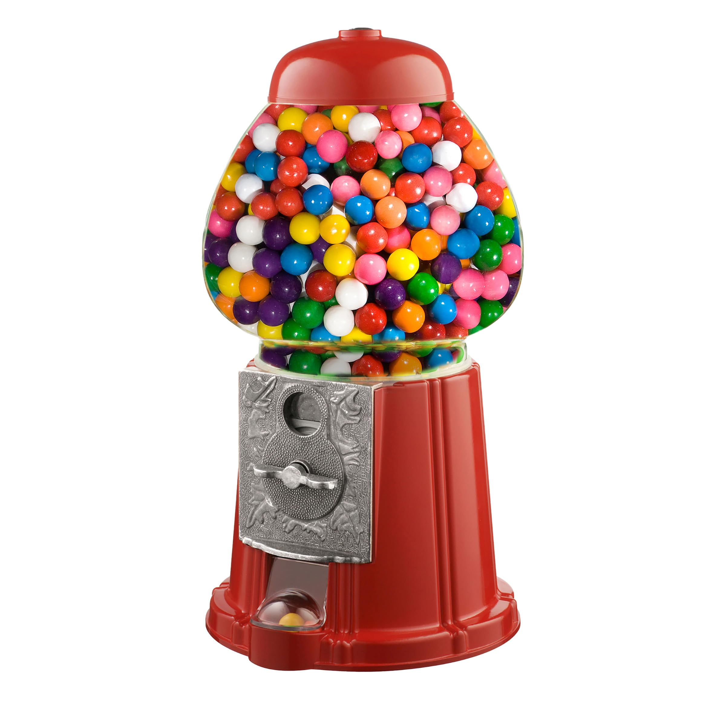 Vintage Gumball Machine - 11-Inch Retro-Style, Coin-Operated Cast Metal ...